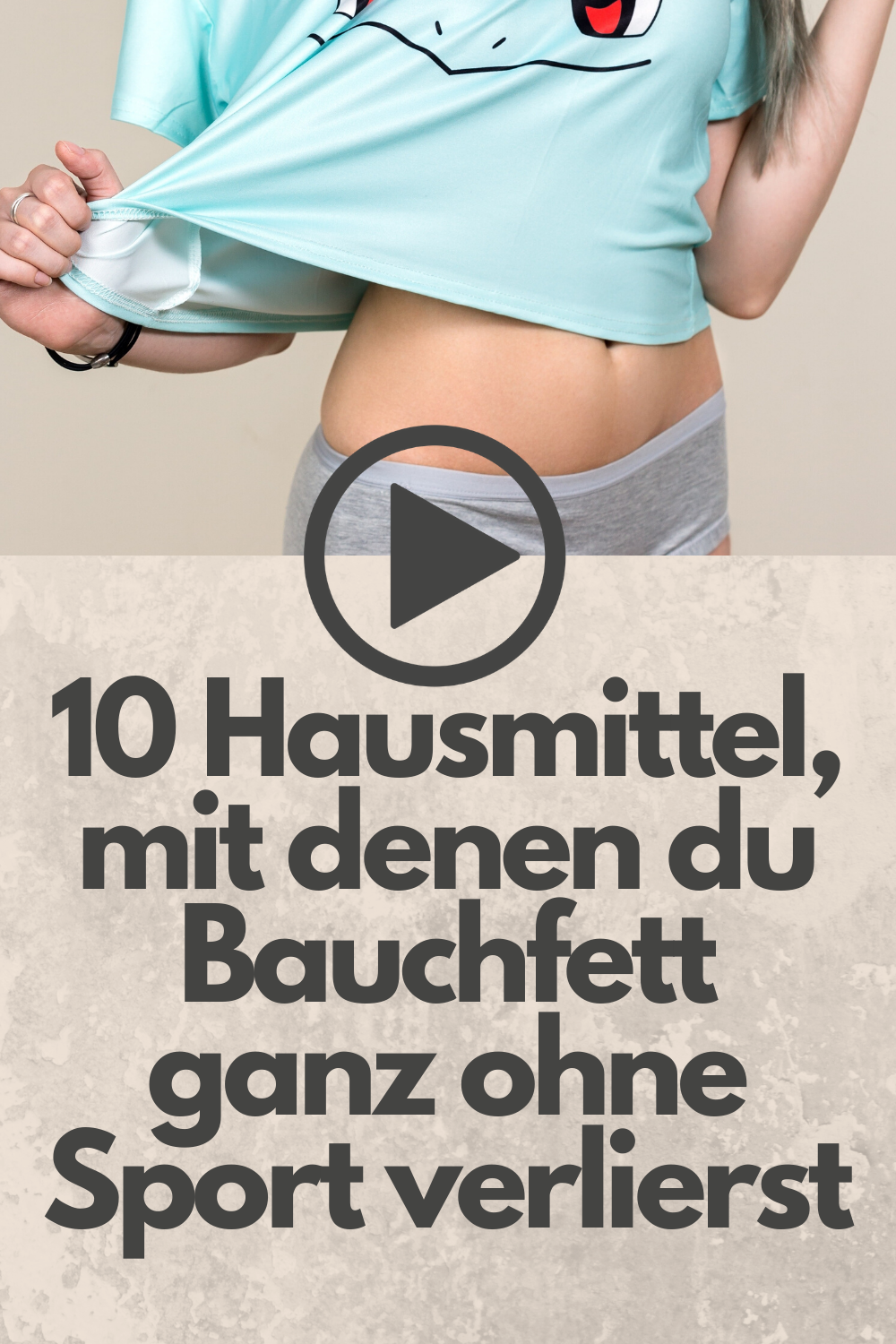 Mit diesen Hausmitteln, kannst du den Bauchfett ganz ohne Sport ...